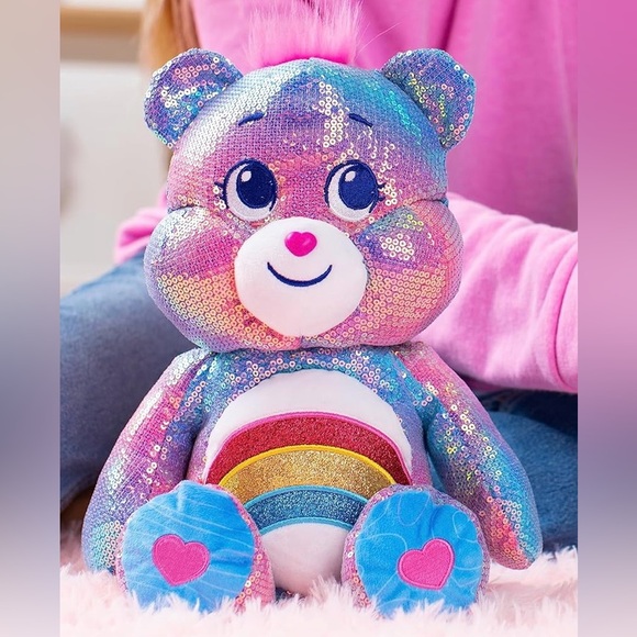 Basic Fun | Toys | Sequin Plush Care Bear | Poshmark